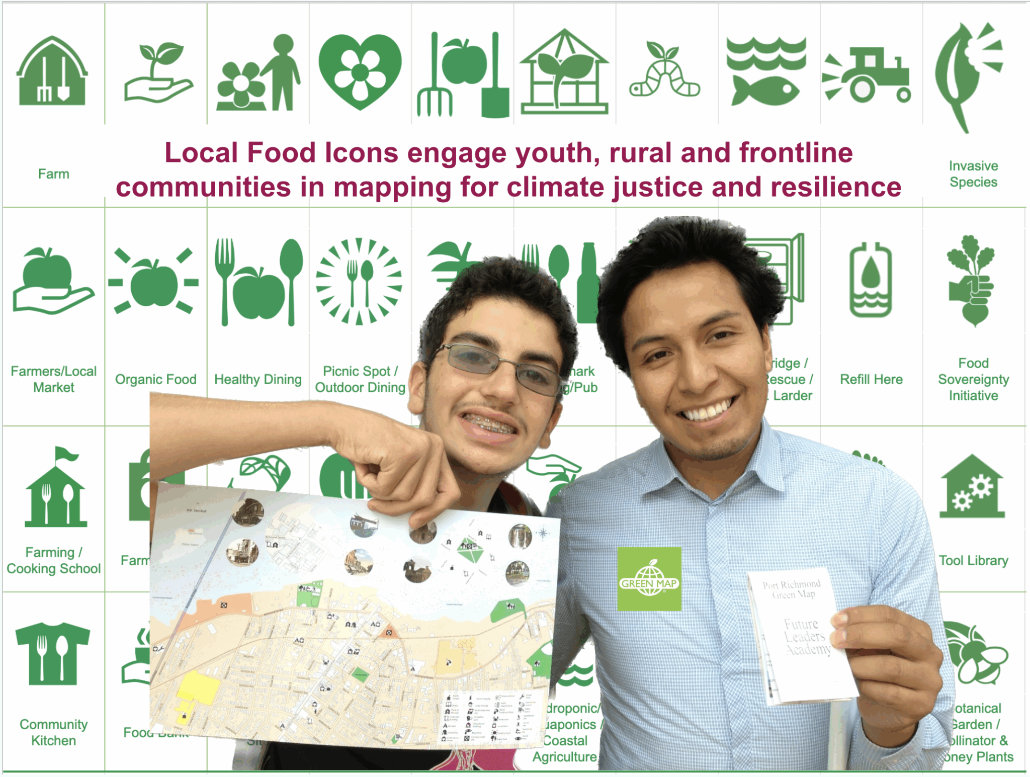 Green Map’s Local Food Icons | The Puffin Foundation